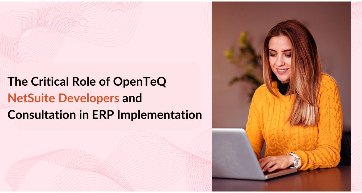 OpenTeQ NetSuite Developer and Consultation | OpenTeQ