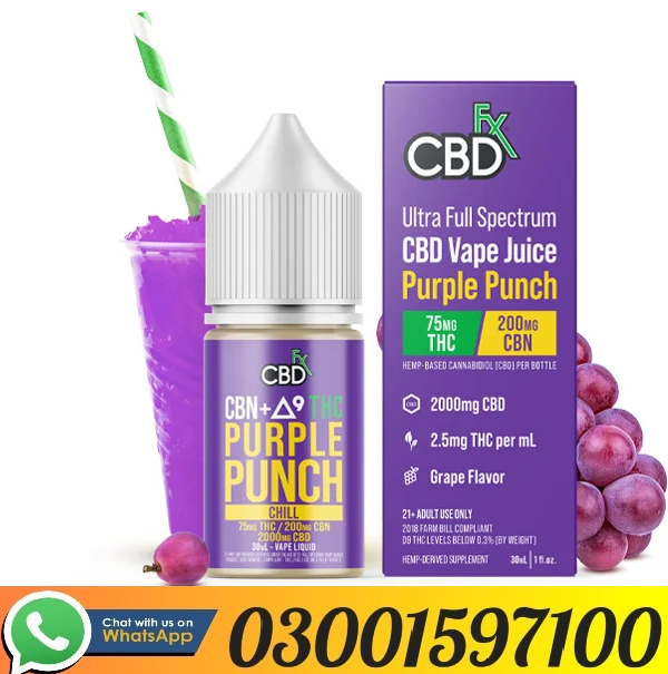 THC Vape Juice Purple Punch Chiniot | 03001597100 | Urb THC Infinity