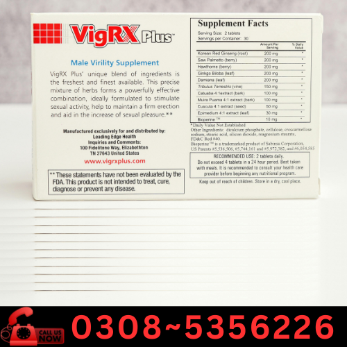 Vigrx Plus Tablet in pakistan / 0308-5356226 / go | pkrshop