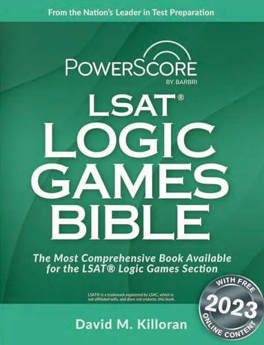 [EPub] The PowerScore LSAT Logic Games Bible (LSAT | Charles O. Garcia