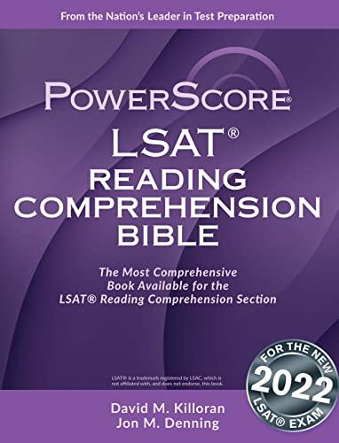 [EPUB][PDF] The PowerScore LSAT Reading Comprehens | Charles O. Garcia