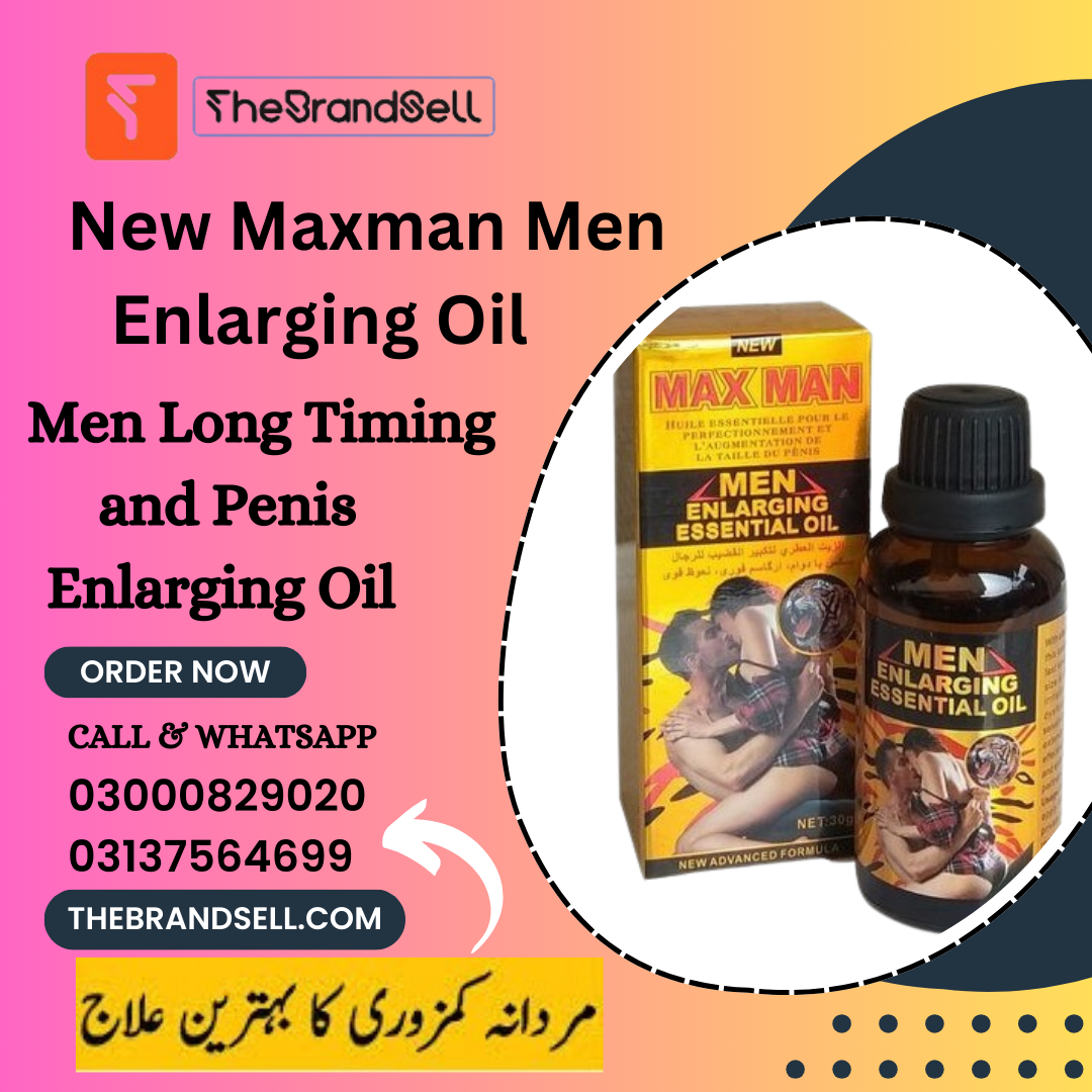 Maxman Men Penis Enlarging Oil in Peshawar | The Brand Sell