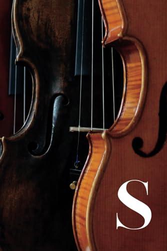 EPUB S: Violin String Instrument Initial Monogram | Angel Perry